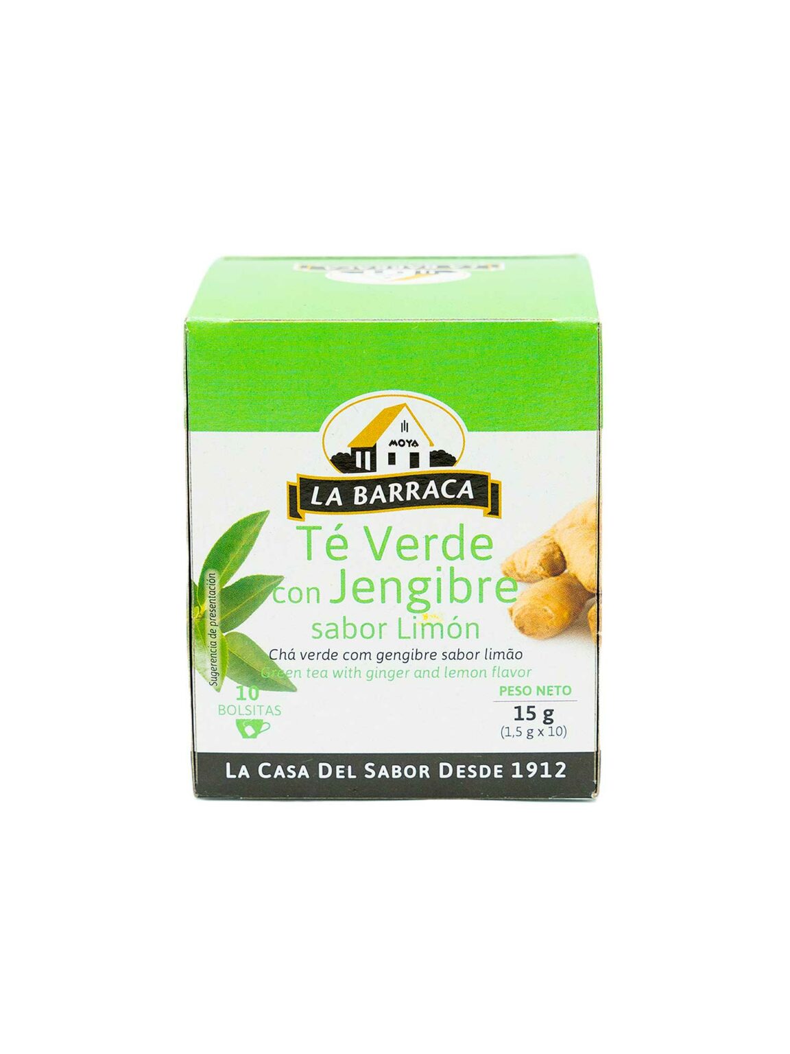 Té Verde, Jengibre sabor Limón - Sal García